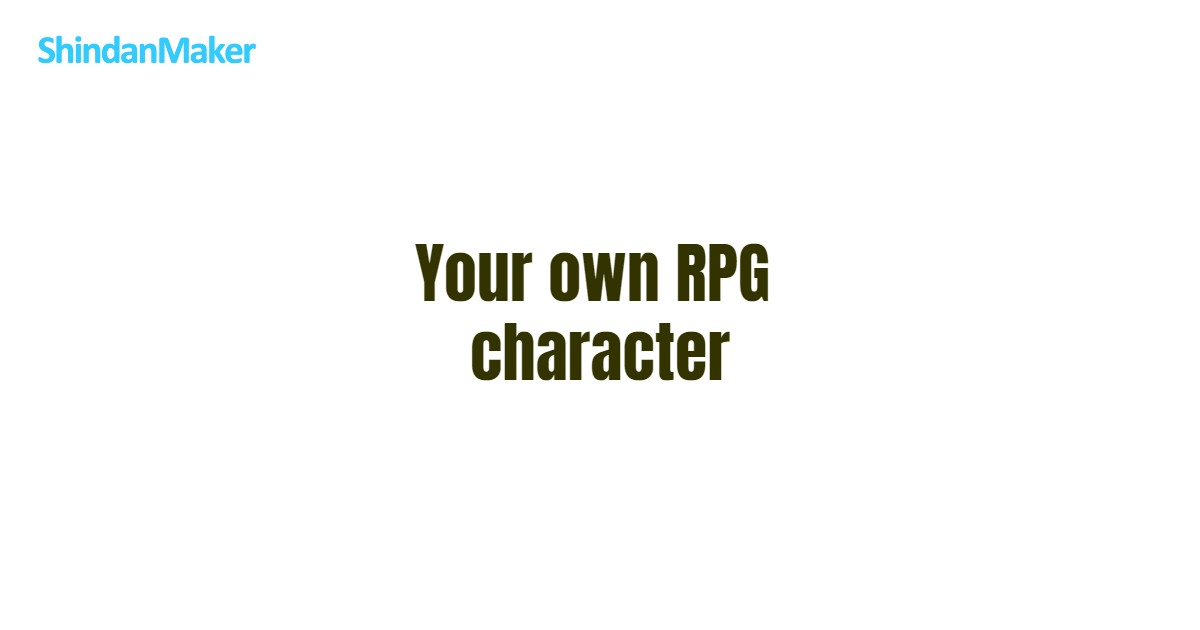 your-own-rpg-character