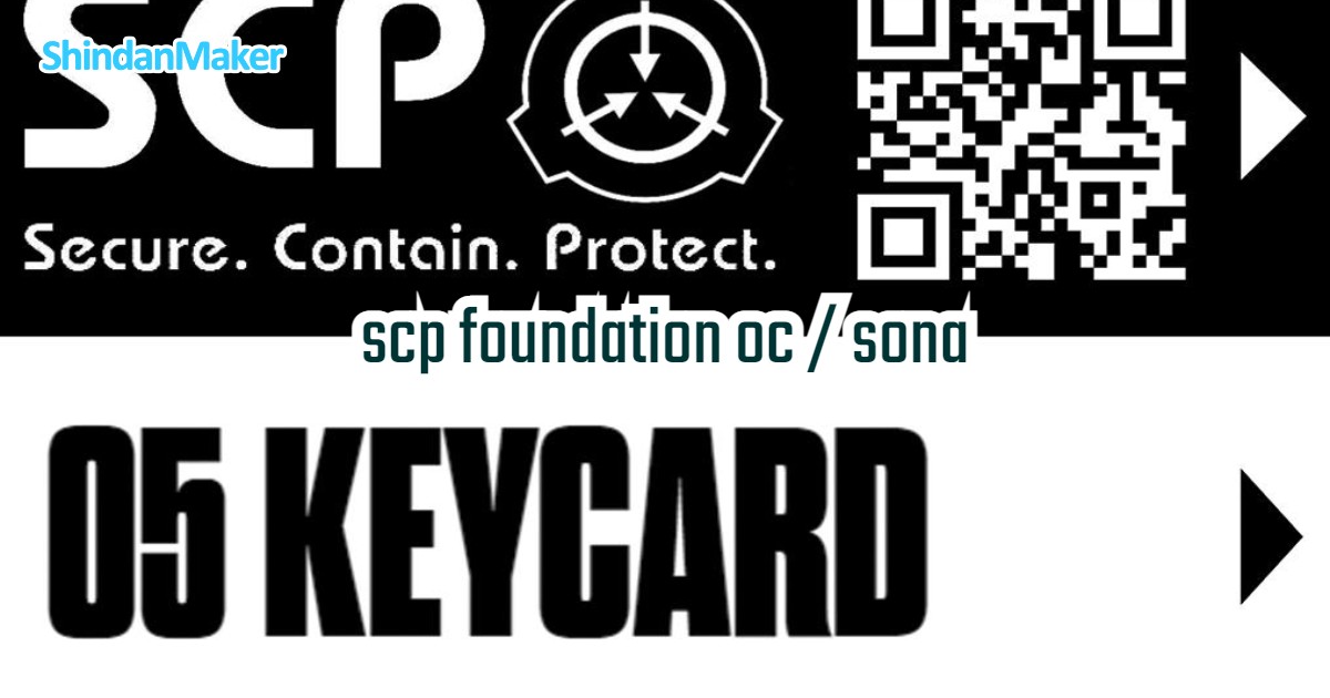 scp foundation oc / sona