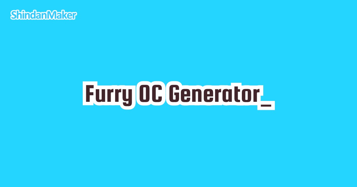 Furry OC Generator_