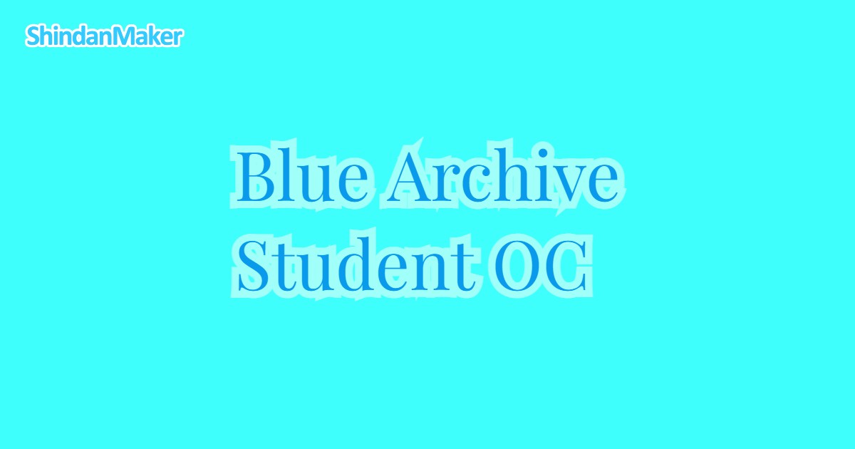 Blue Archive Student OC