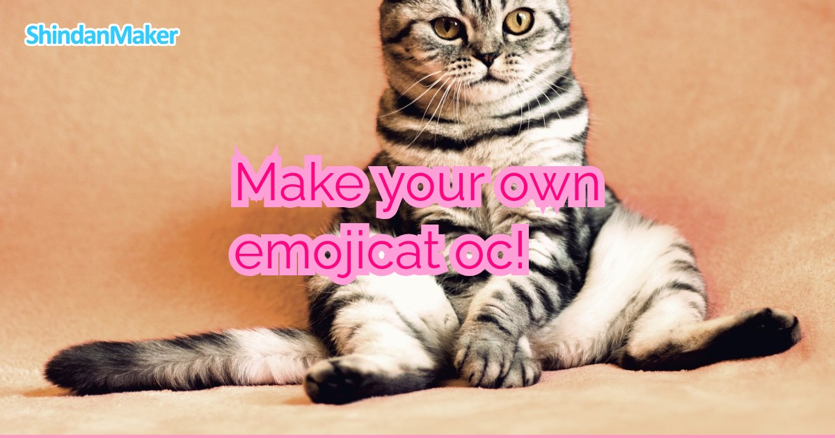 Make your own emojicat oc!