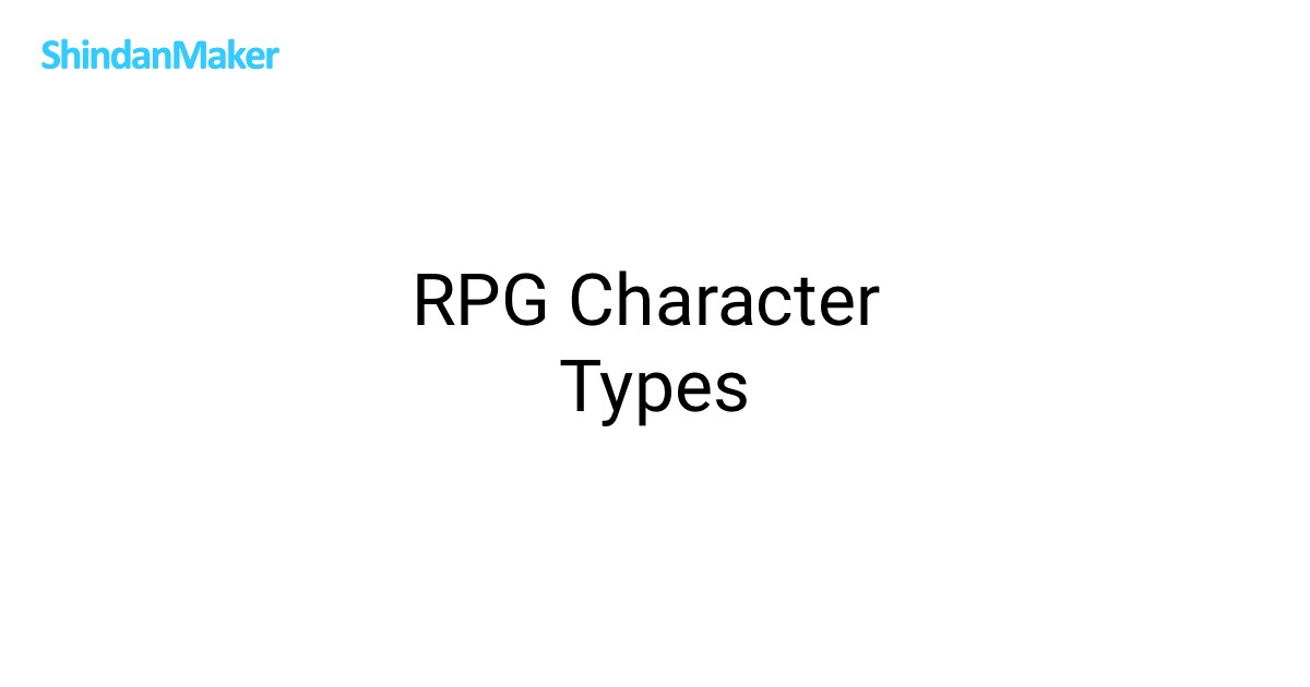 RPG Character Types