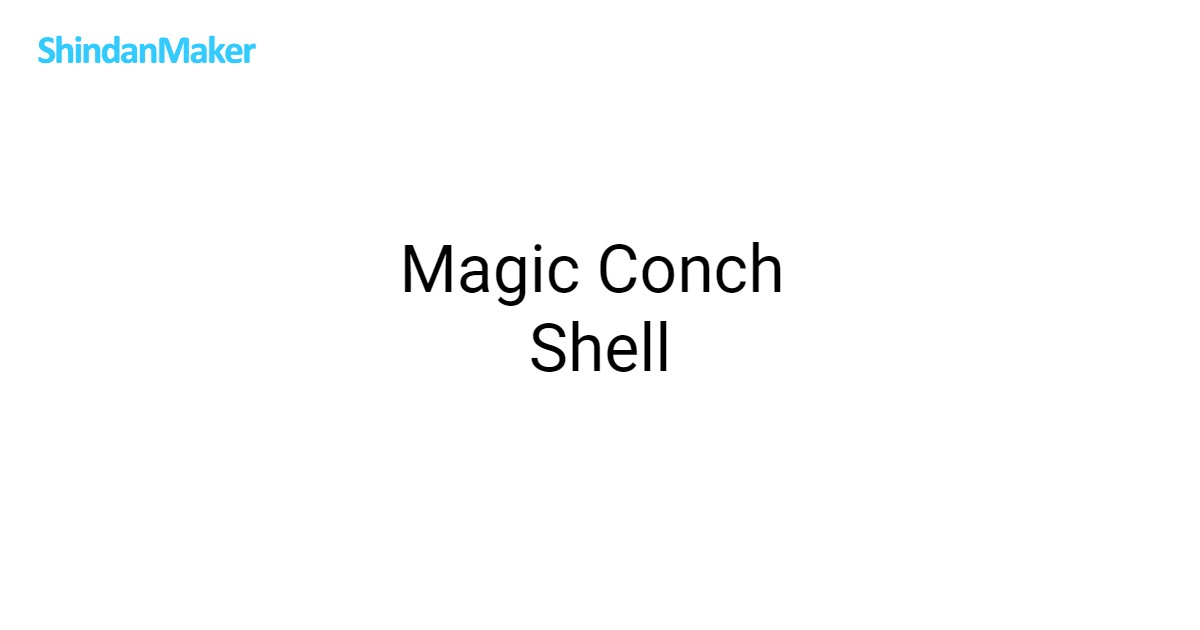 Magic Conch Shell