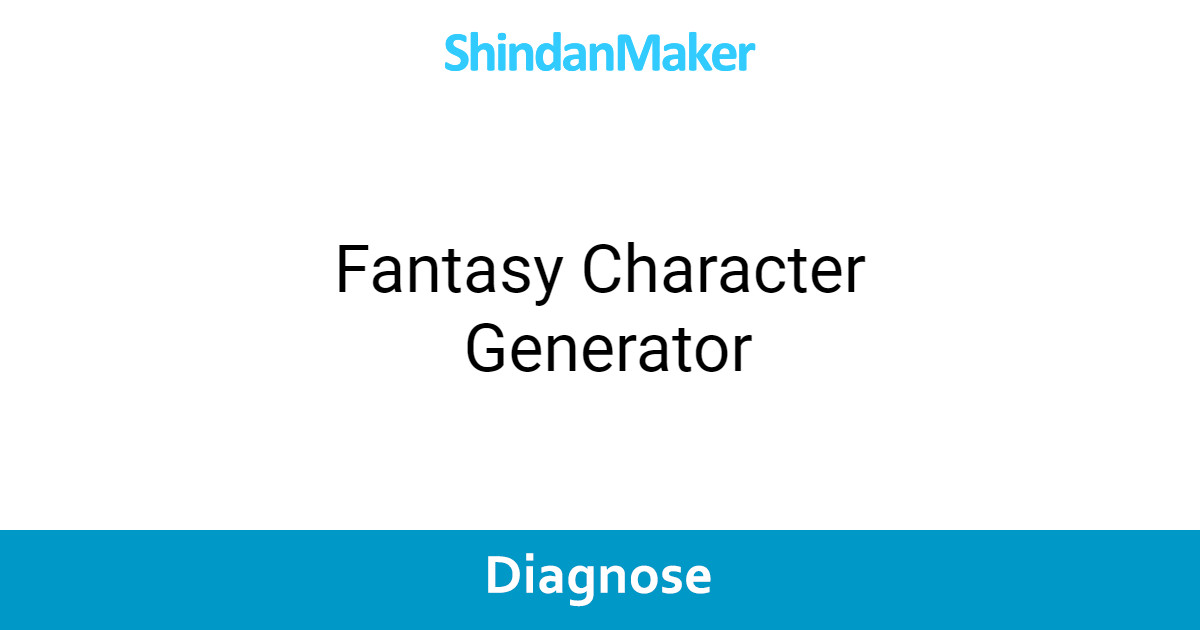 fantasy-character-generator
