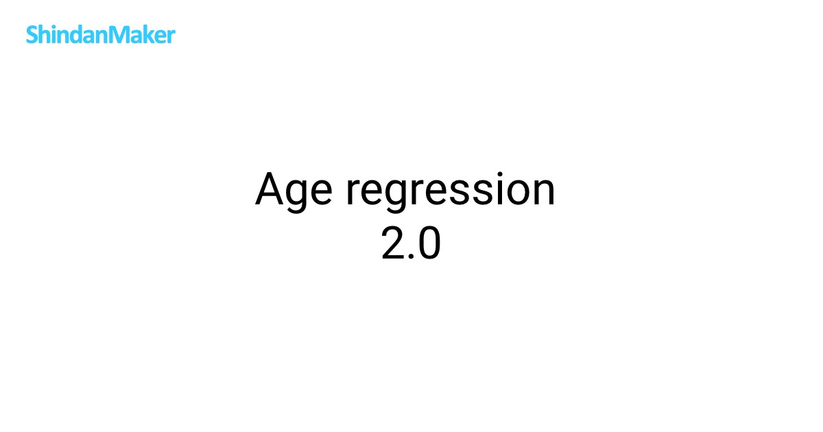 Age regression 2.0
