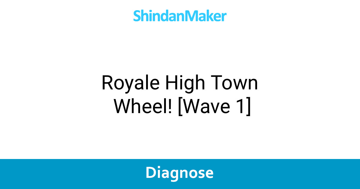 Royale High Town Wheel! [Wave 1]