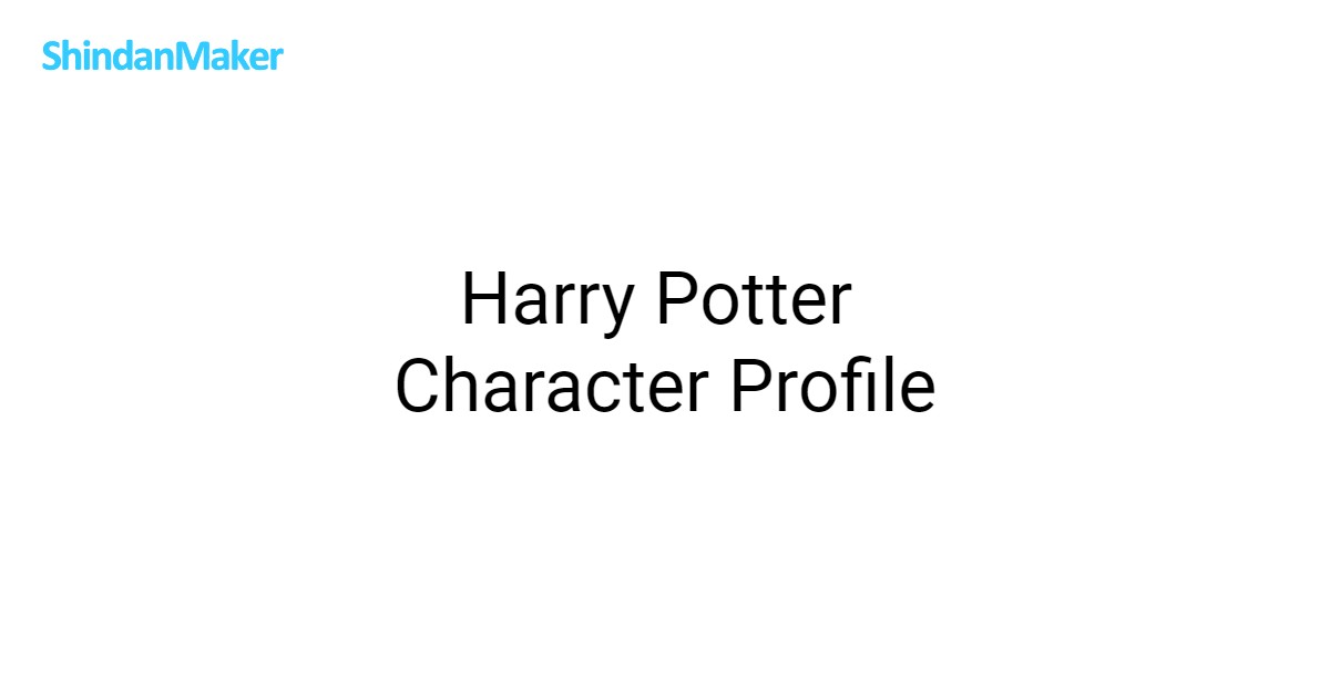 Harry Potter Character Profile