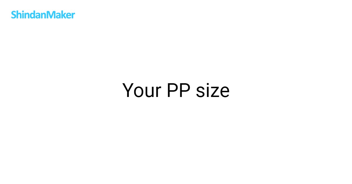 Your PP size