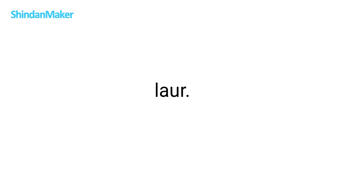 laur.