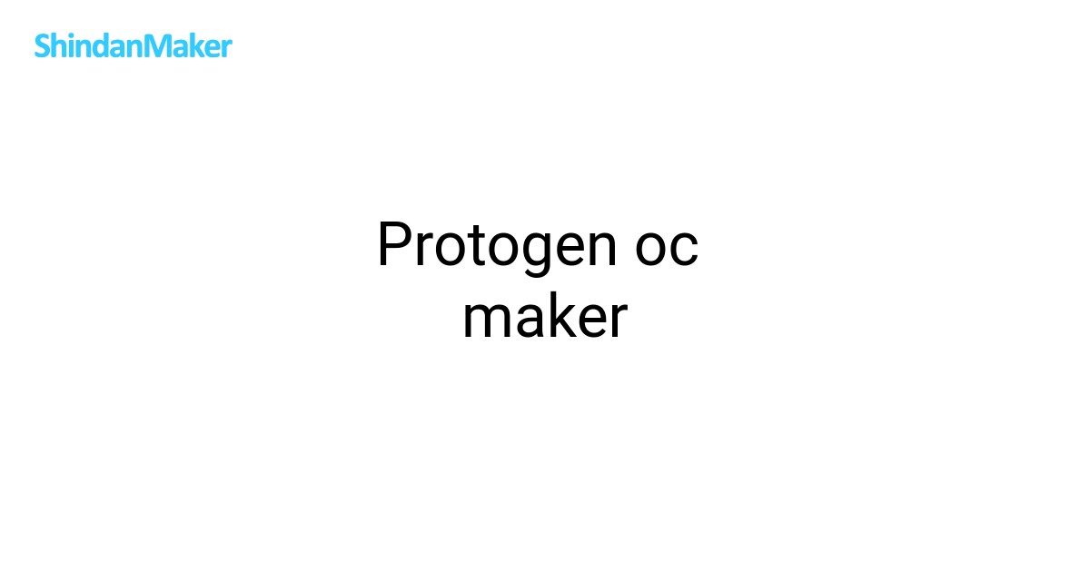 Protogen oc maker